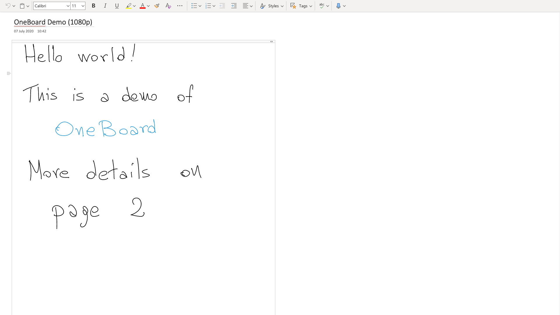 OneBoard | OneBoard - Full screen whiteboard with OneNote Online